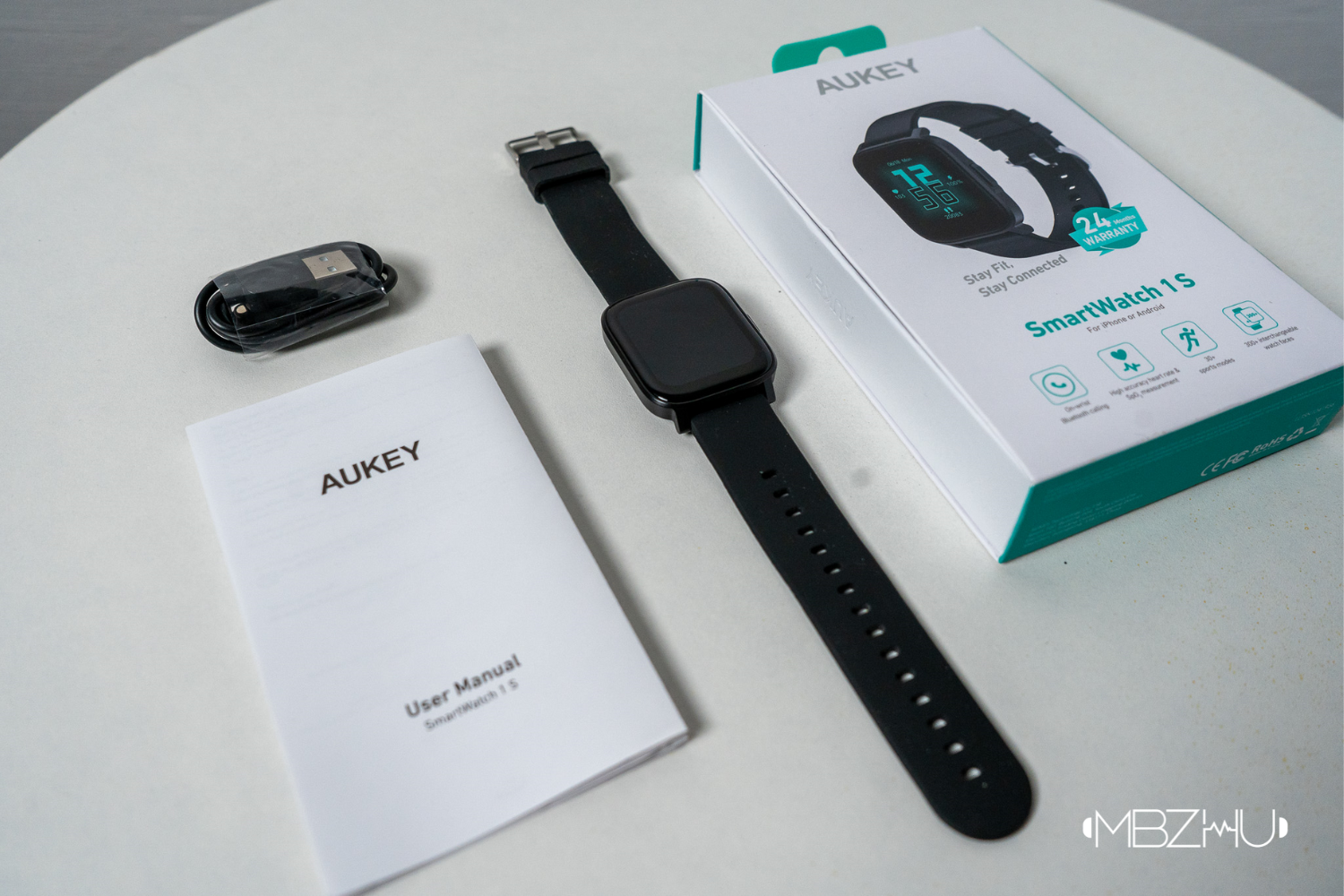 千元價格，高CP值智慧手錶｜AUKEY Smart Watch 1S 開箱 - mbzhu(碼幫主) | 你的首席3C購物顧問